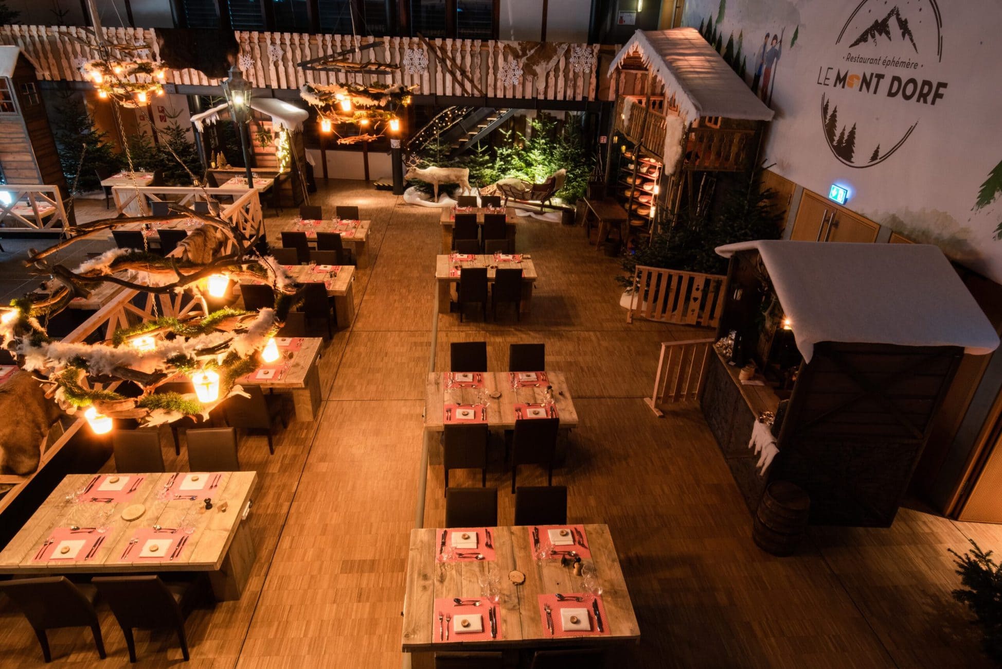 Présentation du Restaurant Ephémère Le Mont Dorf