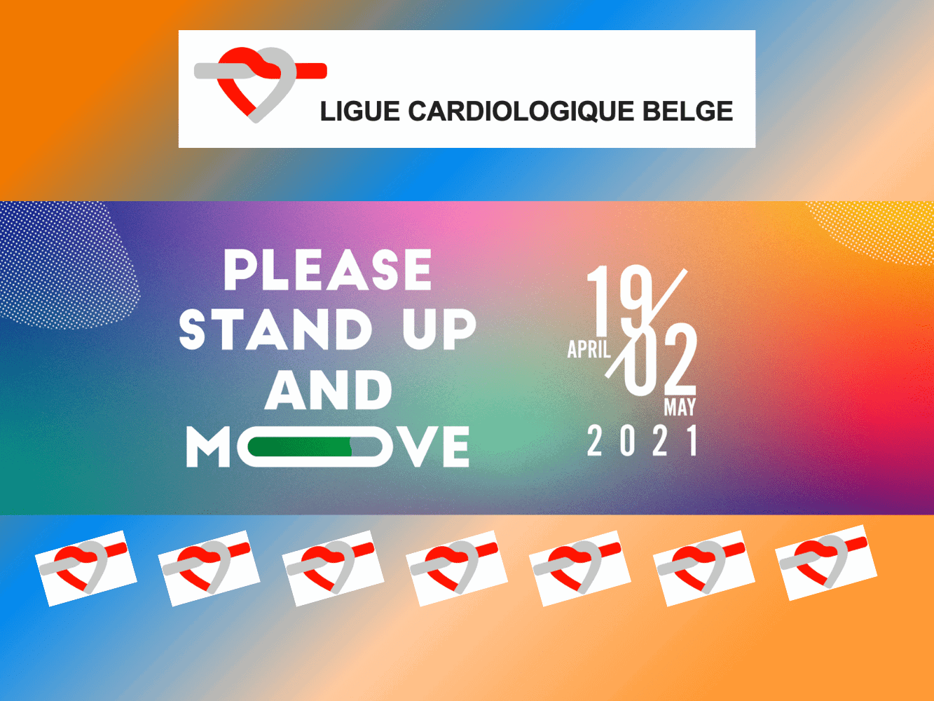 Suivez l'action « PLEASE STAND UP AND MOVE » – Letz be healthy